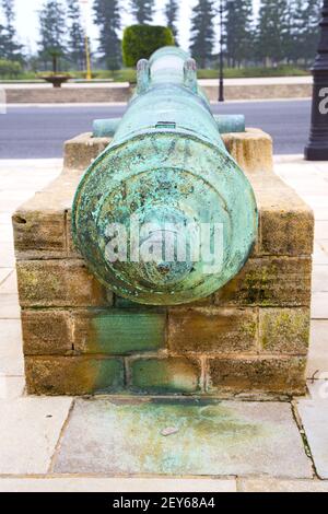 bronze cannon in africa morocco Stock Photo - Alamy