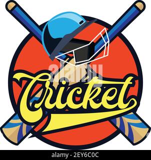 cricket logo with text space for your slogan tag line, vector ...