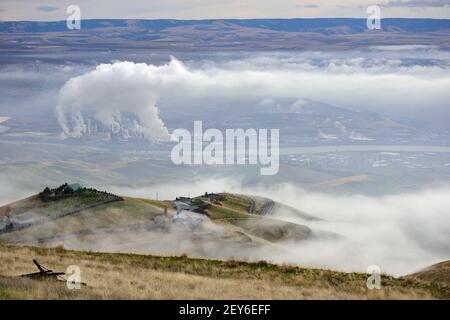 Clearwater Paper Corporation mill on the Clearwater River in Lewiston ...