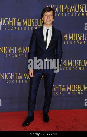 Skyler Gisondo attends the "Night At The Museum: Secret Of The Tomb" at ...