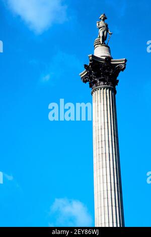 column in london england old architecture and sky Stock Photo - Alamy