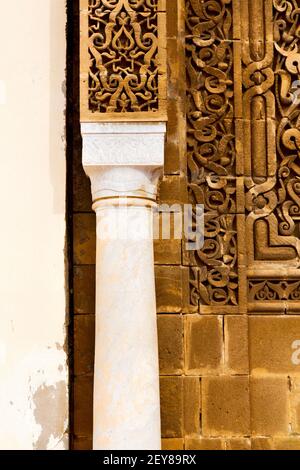 white abstract old column in the country of europe italy and marble ...