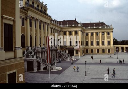 Vienna, Austria. 6/16/1990. Schoenbrunn Palace. 1778 replica of Roman ...