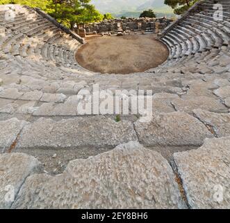 Ruins stone arykanda turkey asia sky temple Stock Photo - Alamy