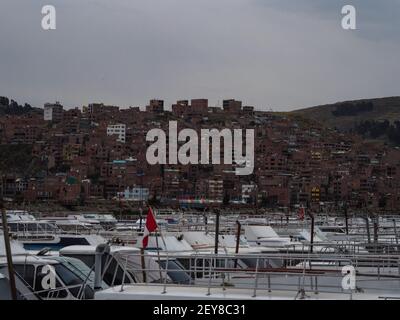 Unfinished buildings on the hillside Stock Photo - Alamy