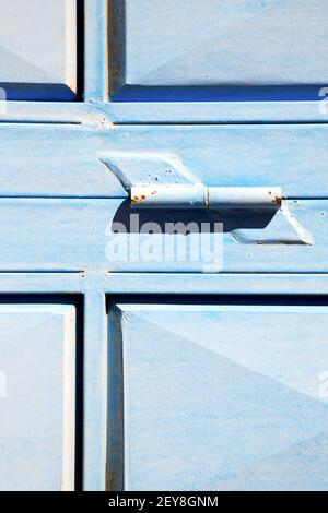 blue hinges rusty morocco in safe padlock Stock Photo - Alamy