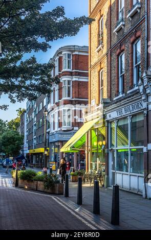 Lambs Conduit Street Holborn London. The historic street takes its name ...