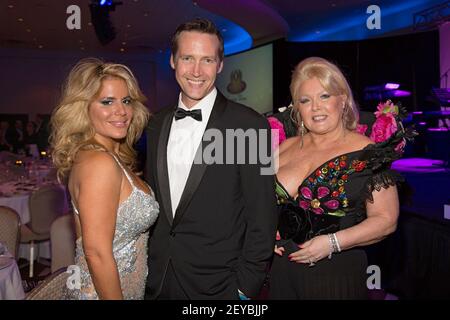 Jeannie Hernandez, Andres Garcia Jr. Lady Monica Heftler attend the ...