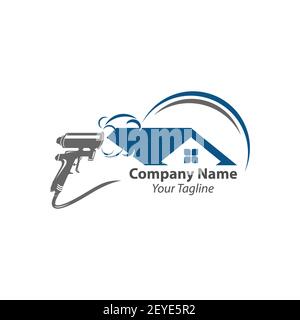 Foam Gun Insulation Logo Design Template Isolated Vector Stock Vector ...