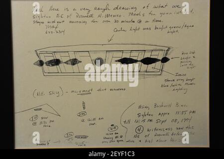 Roughly 1000 people a day visit the UFO museum in Roswell, NM. On July ...