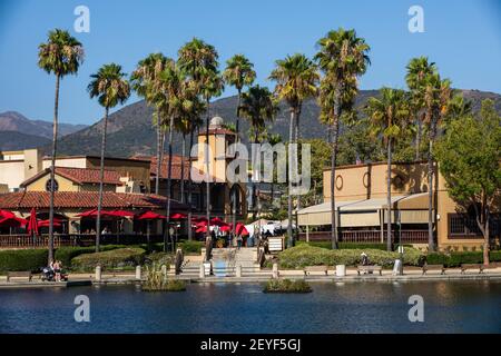 Afternoon view of the downtown area of Rancho Santa Margarita ...