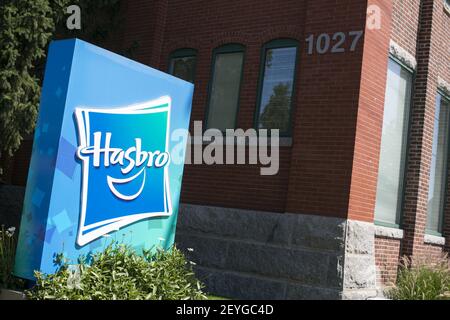 The headquarters of Hasbro Toys in Pawtucket, Rhode Island on August 25 ...
