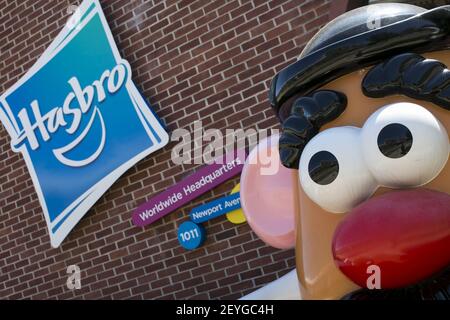 The headquarters of Hasbro Toys in Pawtucket, Rhode Island on August 25 ...