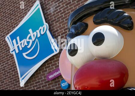 The headquarters of Hasbro Toys in Pawtucket, Rhode Island on August 25 ...