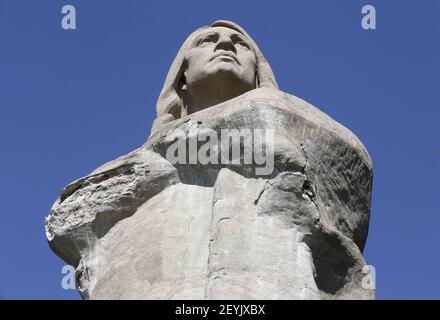 Oregon, Illinois, USA. 'The Eternal Indian,' also known as the 'Black ...