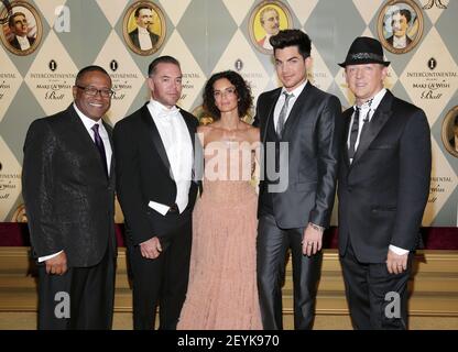 Norman Wedderburn, Shareef Malnik, Gabrielle Anwar, Adam Lambert and ...