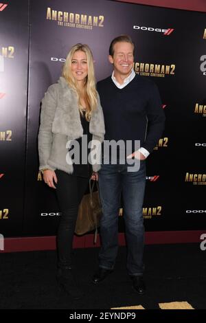 Newscaster Alice Gainer, Chris Wragge attends the Anchorman 2: The ...