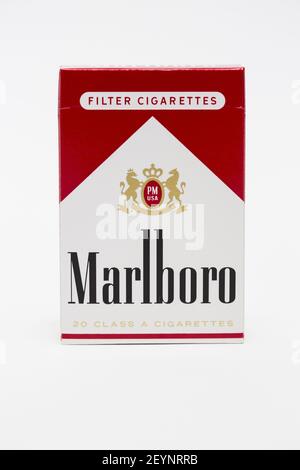 Marlboro Red Label cigarettes manufactured by Philip Morris (Altria ...