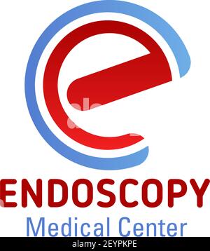 Endoscopy stomach, gastroscopy icon. Gastroenterology endoscope ...