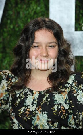 Amara Miller 2012 Vanity Fair Oscar Party at Sunset Tower Hotel ...