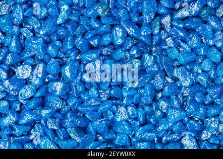 Light blue gemstone fake pattern. Blue glitter stones for garden ...