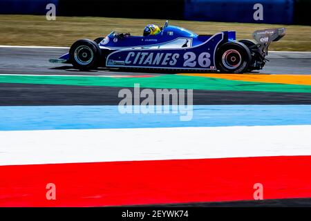 Matteo Ferrer-Aza, Ligier JS11, FIA Masters Historic Formula One ...