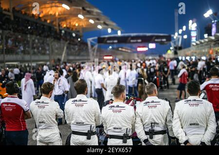 Alfa Romeo Racing C38, mechanic during 2019 Formula 1 FIA world ...