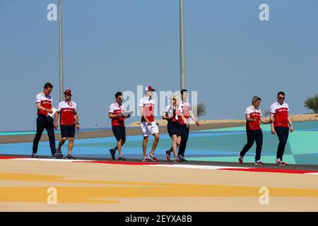 Trackwalk of the Alfa Romeo Racing Team with GIOVINAZZI Antonio (ita ...