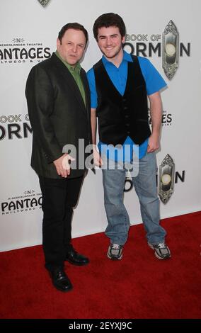 Jason Alexander and son Noah Alexander 'The Book of Mormon' Opening ...