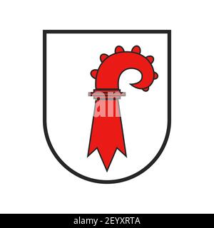 Emblem of Basel. City of Switzerland. Vector illustration Stock Vector ...