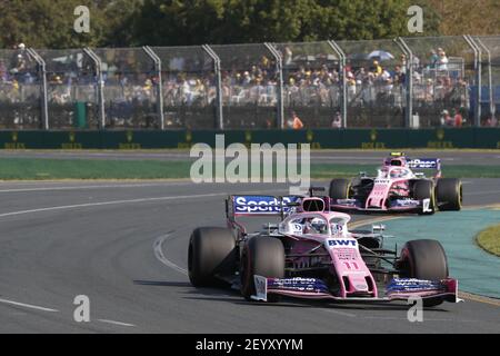 PEREZ Sergio (mex), SportPesa Racing Point F1 RP19, portrait during ...