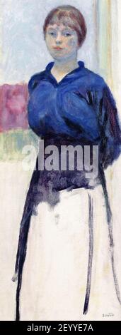 Pierre Bonnard Woman in a Blue Hat Stock Photo - Alamy