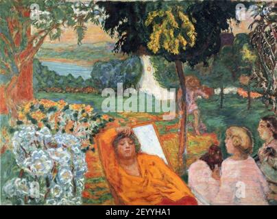 Siesta 1914 by Pierre Bonnard Stock Photo - Alamy