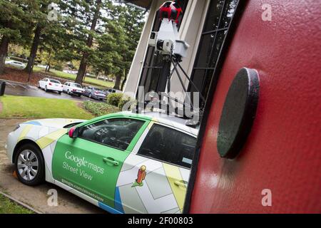 The Google Maps and Street View section of the Google headquarters ...