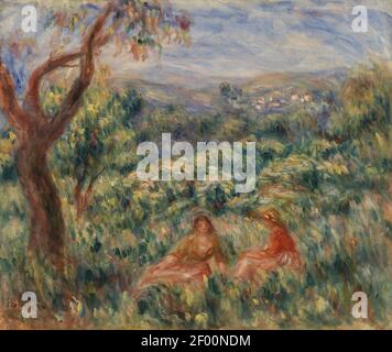 Pierre-Auguste Renoir - Landscape (Paysage Stock Photo - Alamy