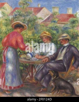 Pierre Auguste Renoir La Tasse de chocolat Stock Photo - Alamy