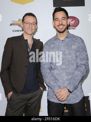 Chester Bennington, Mike Shinoda, at Spike TV's 10th annual Video Game ...