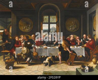 Pieter Coecke van Aelst and Workshop- The Last Supper Stock Photo - Alamy