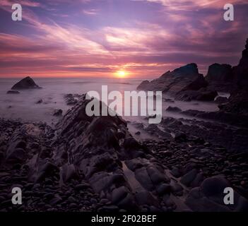 Duckpool beach, near Bude, North Cornwall, England, UK Stock Photo - Alamy