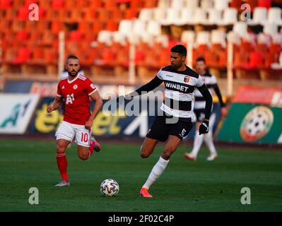 David Malembana of Lokomotiv Plovdiv during the Efbet Liga match between CSKA Sofia and ...