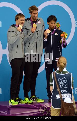 United States' Matthew Grevers, left, and United States' Nick Thoman ...