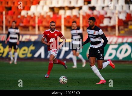 David Malembana of Lokomotiv Plovdiv during the Efbet Liga match between CSKA Sofia and ...