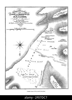 The plain of Marathon Stock Photo - Alamy