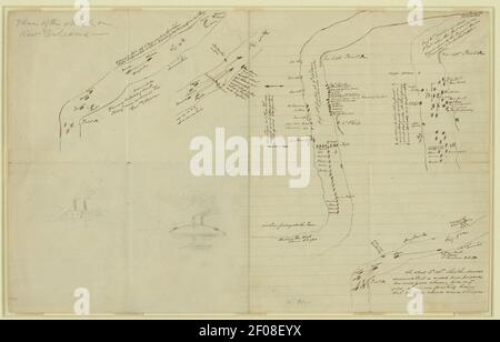 Plan of the attack on New Orleans. Morgan collection of Civil War ...