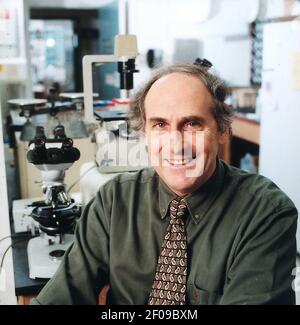Rockefeller University cell biologist Ralph M. Steinman, seen in a ...