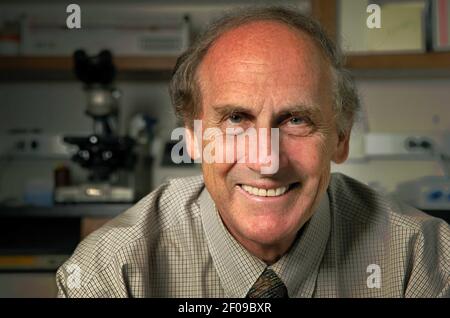 Rockefeller University cell biologist Ralph M. Steinman, seen in a ...