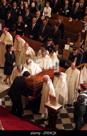 Burial of Pope Pius XII in St. Peter's in Rome remains are carried ...