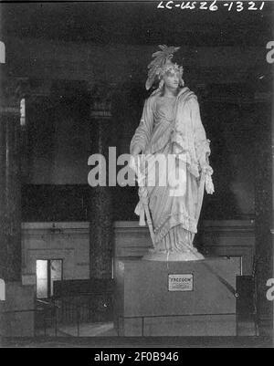 Plaster model of Statue of Freedom Stock Photo - Alamy