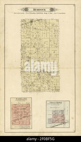 Plat book of Douglas Co., Illinois Stock Photo - Alamy