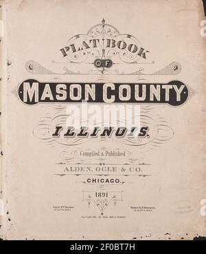 Plat book of Mason County, Illinois Stock Photo - Alamy